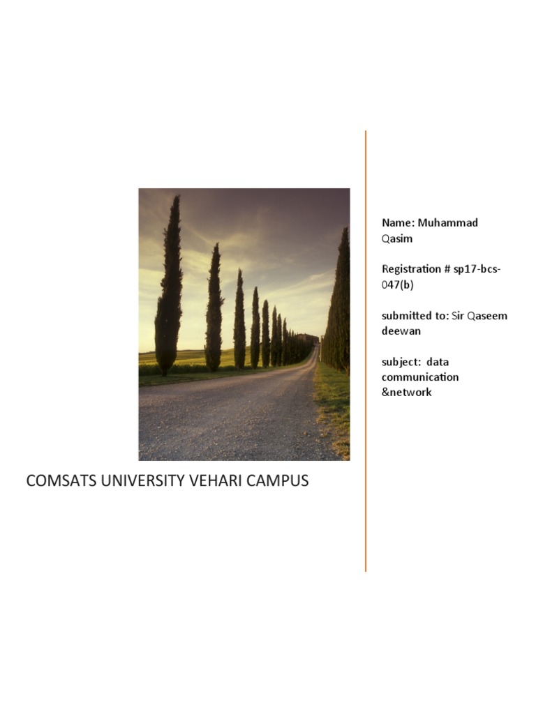 Comsats University Vehari Campus | PDF