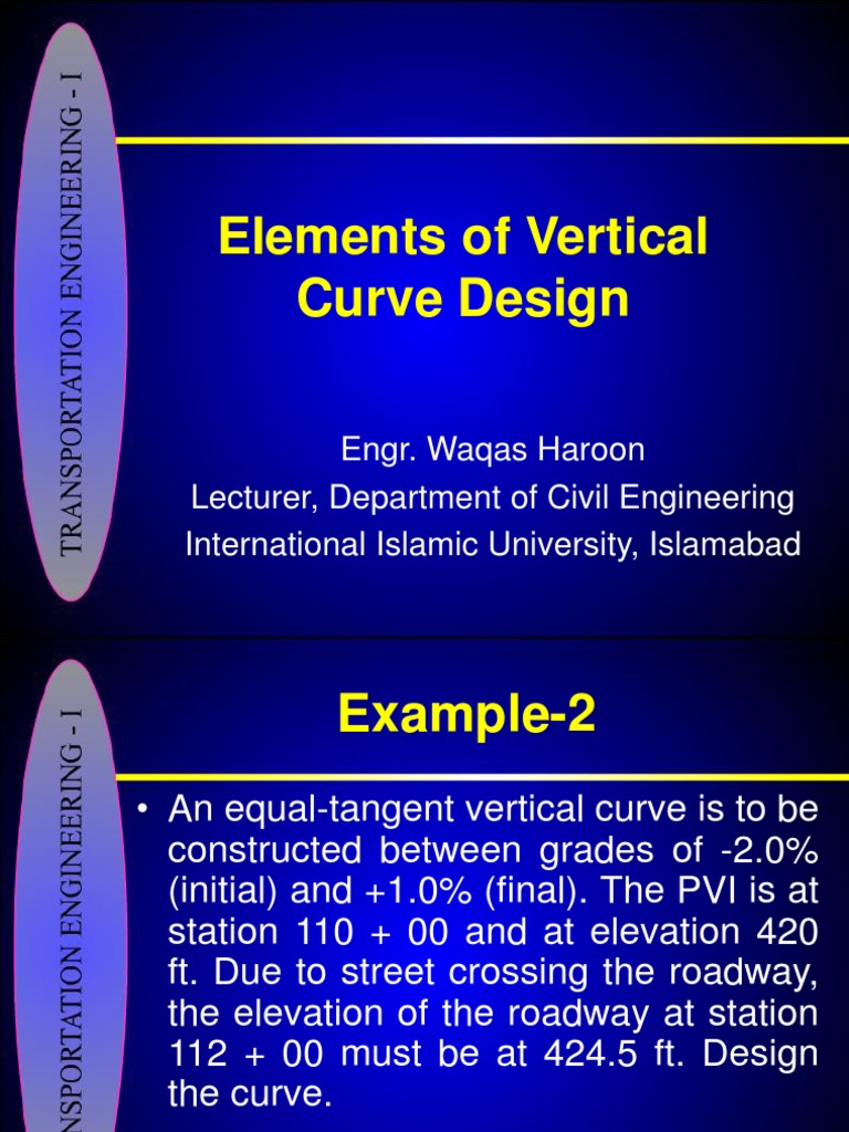 Elements of Vertical Curve Design | PDF | René Descartes | Algebraic ...