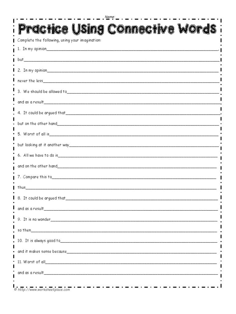 Persuasive Writing Connectives | PDF