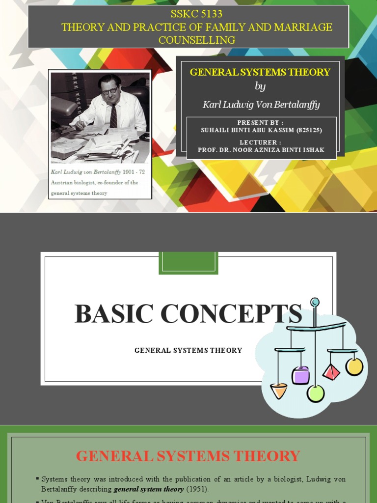 Presentation General Systems Theory (Slide) | PDF | Systems Theory ...