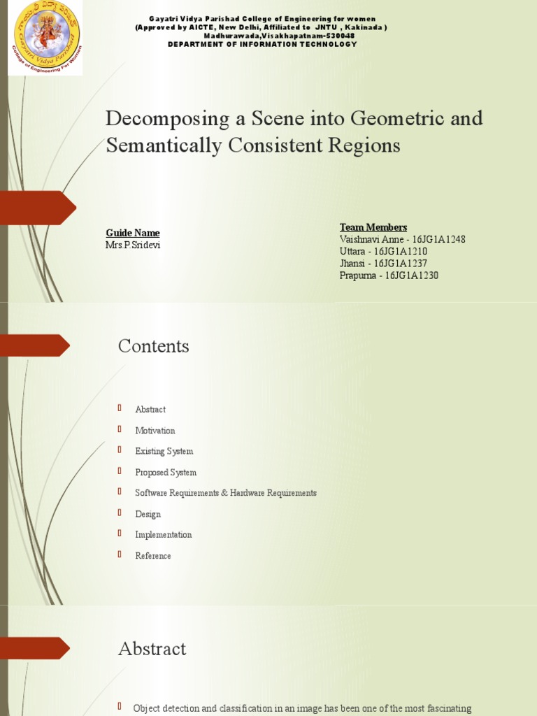 Scene Segmentation using RNN | PDF | Image Segmentation | Cluster Analysis