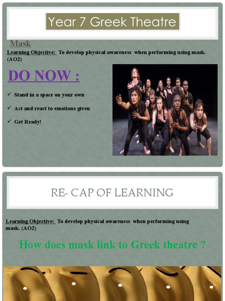 Donow:: Learning Objective: To Develop Physical Awareness When ...