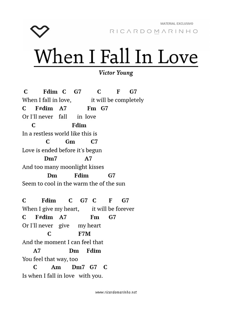 When I Fall in Love | PDF
