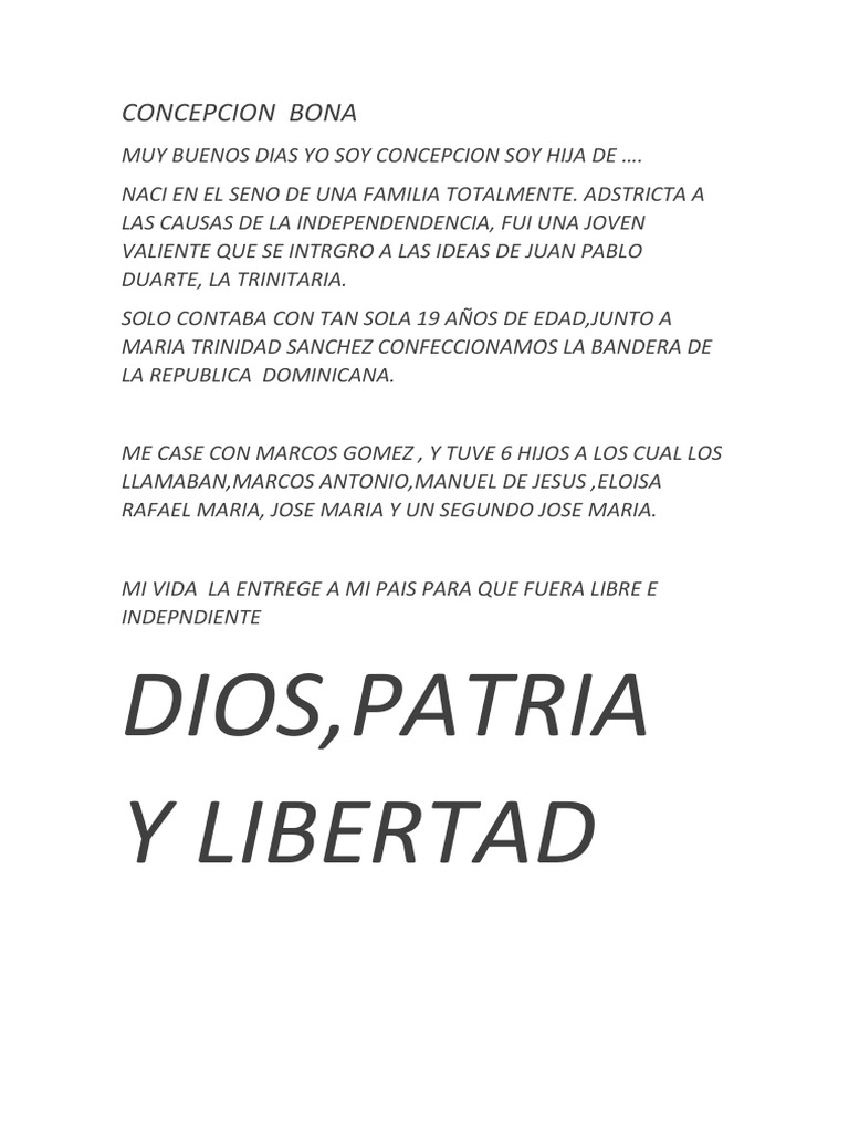 Concepcion Bona | PDF