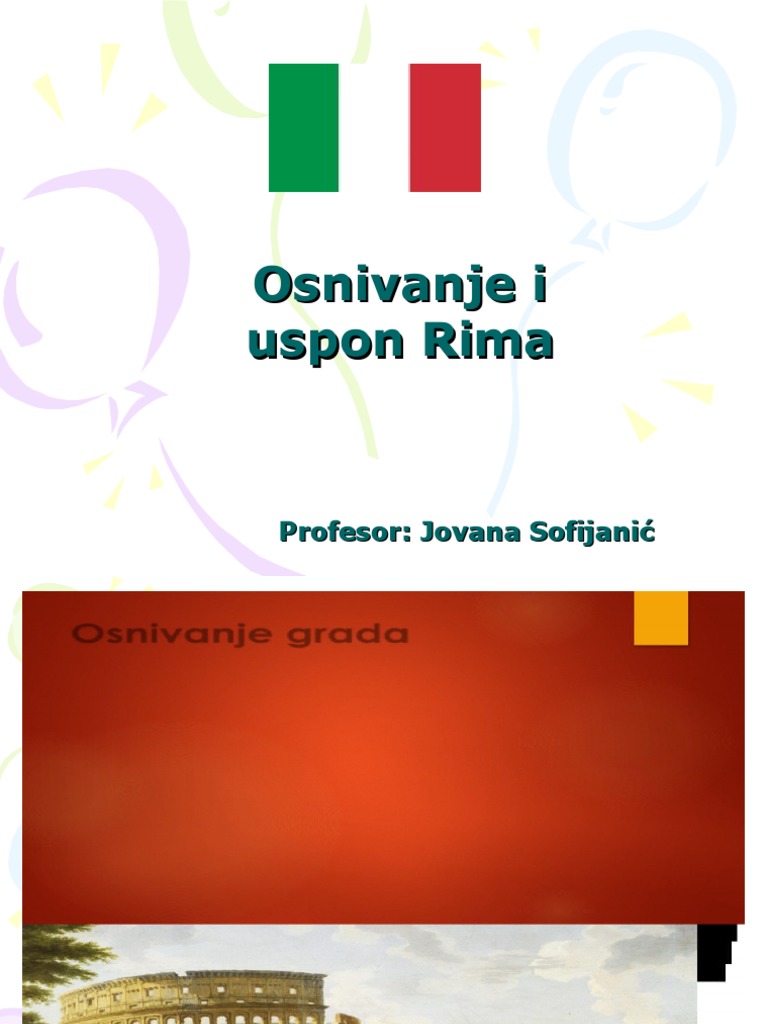 Osnivanje I Razvoj Rima | PDF