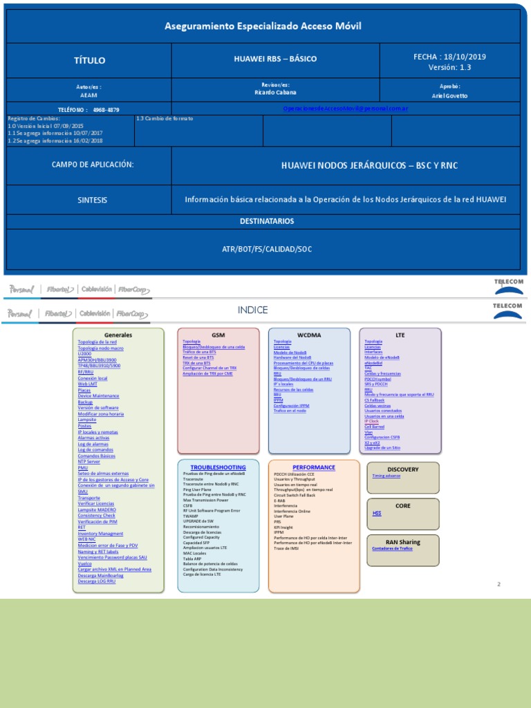 Huawei - RBS | PDF | 4 G | 3 G
