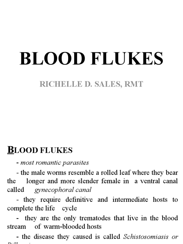 Understanding Blood Flukes: A Comprehensive Look at Schistosomiasis ...