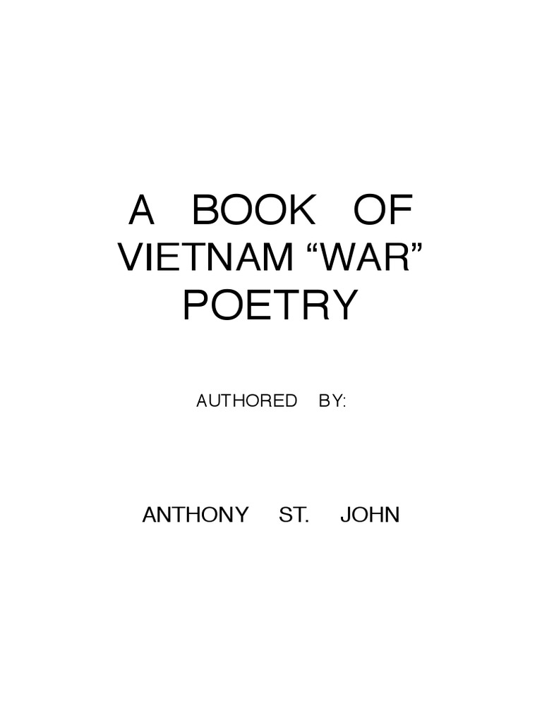 A Book of Vietnam "War" Poetry | PDF | Bra | Unrest