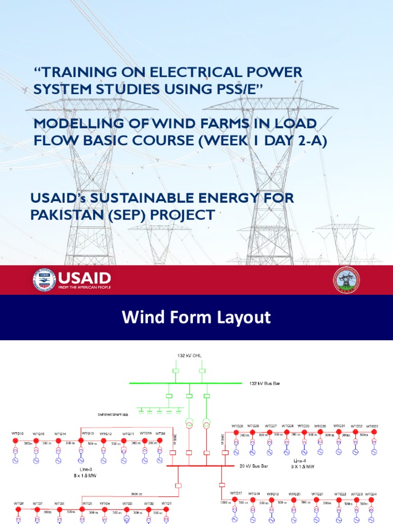 W-1-Day-2-A - Modelling of Wind Farms in Load Flow | PDF