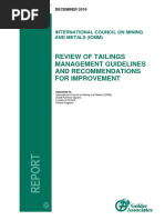 Ancold - Guidelines On Tailings Dam | PDF