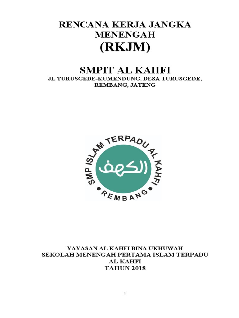 RKS - RKJM SMPIT AL KAHFI (4 Tahun) | PDF