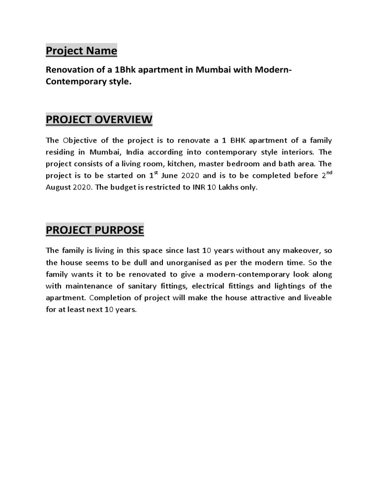 Narrative Charter Statement | PDF | Flooring | Kitchen