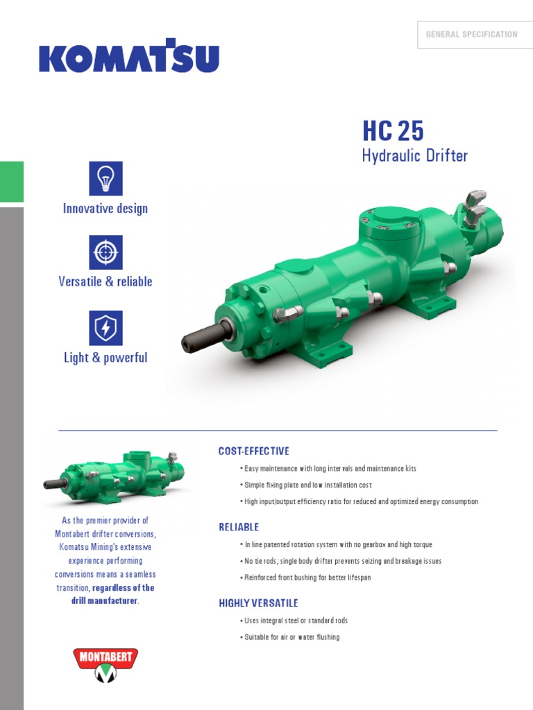 Hydraulic Drifter: Innovative Design | PDF | Transmission (Mechanics ...