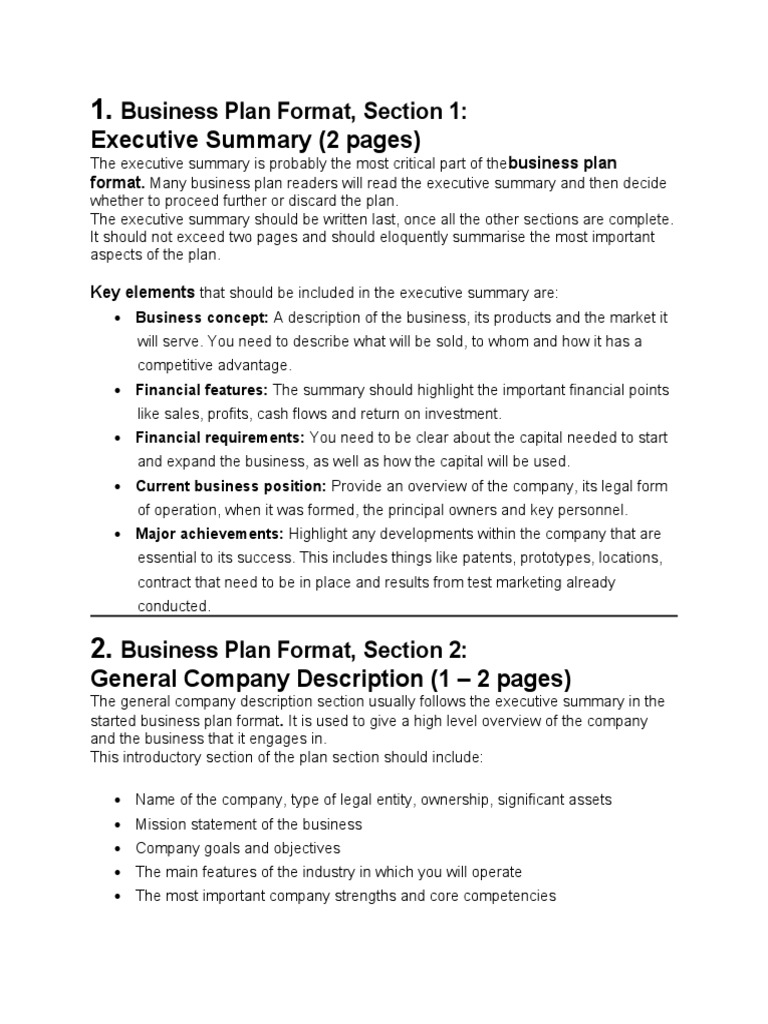 Business Plan Guide | PDF | Income Statement | Market Analysis