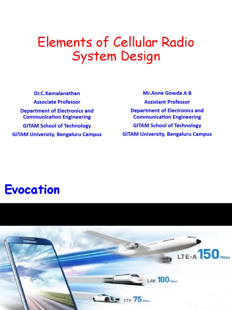Module II-Elements of Cellular Radio System Design | PDF | Cellular ...