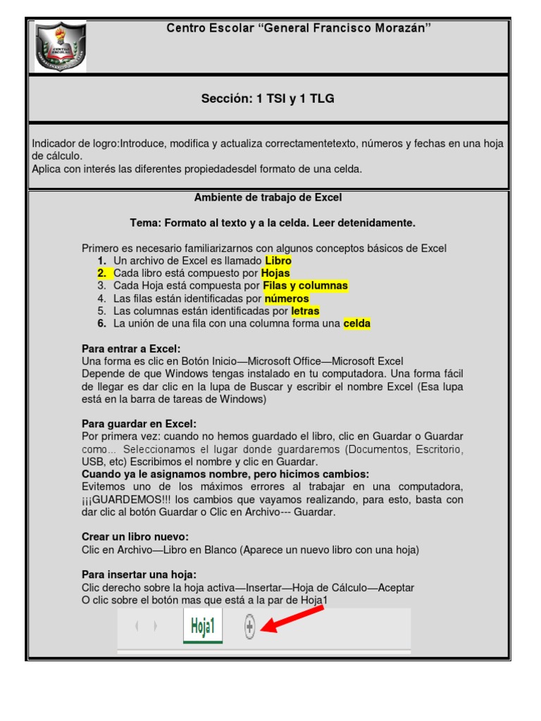 Excel Básico | PDF | Microsoft Excel | Archivo de computadora