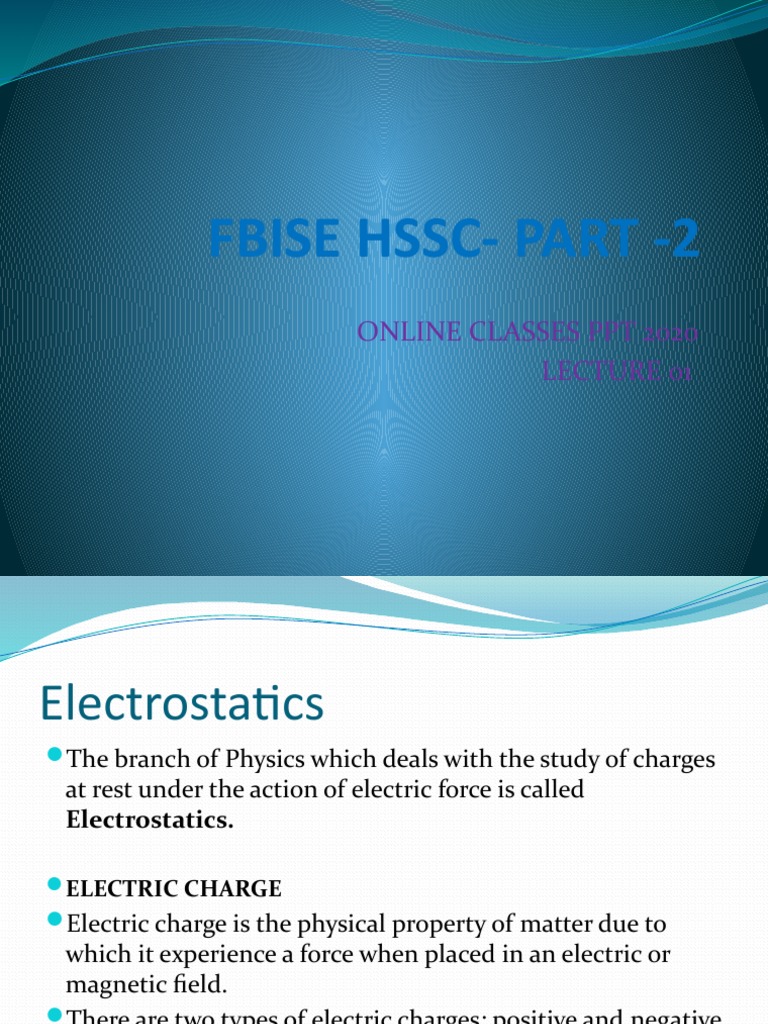 Fbise Hssc-Part - 2: Online Classes PPT 2020 | PDF | Teaching Methods ...