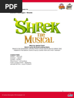 SHREK The Musical - Song and Scene Breakdown | PDF | Art