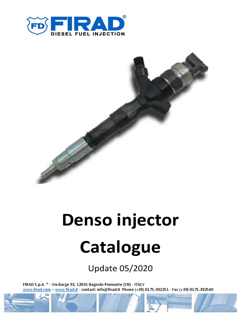 Denso Injector Catalogue: Update 05/2020 | PDF | Opel | Motor Vehicle