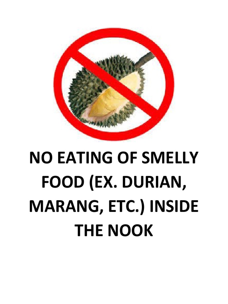 No Eating of Smelly Food | PDF