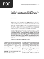 Health Anxiety Inventory (HAI-18) Guide | PDF | Applied Psychology ...