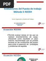 Método Niosh | PDF | Biomecánica | Ciencias fisicas