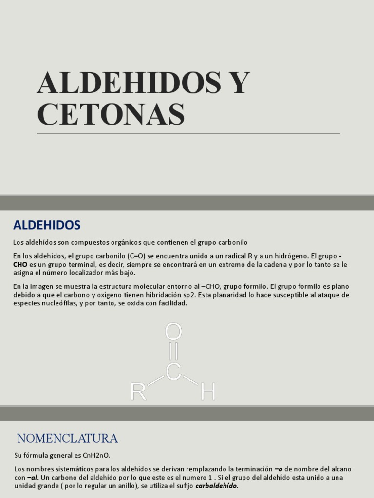 Aldehidos y Cetonas Lab de Orga 2019 | PDF | Cetona | Compuestos químicos