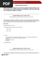 14+week THOR3 SFAS+Training+Plan | PDF | Hobbies | Strength Training