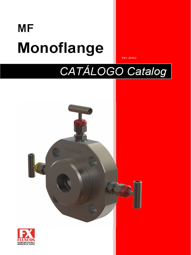 Fluxcon Catalogo Monoflange PDF | PDF | Plumbing | Gas Technologies