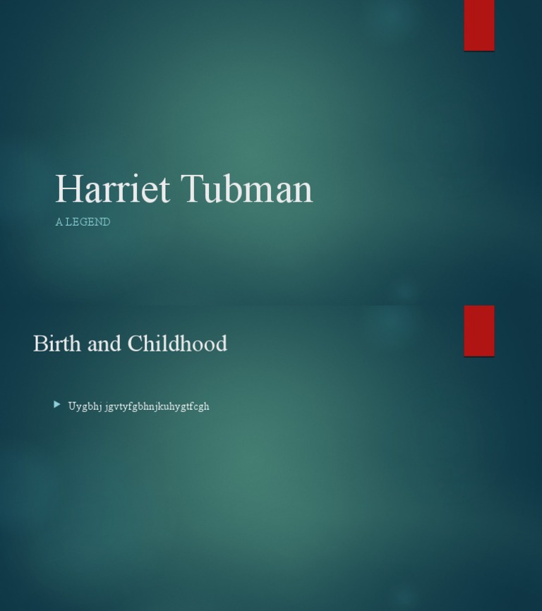 Harriet Tubman | PDF
