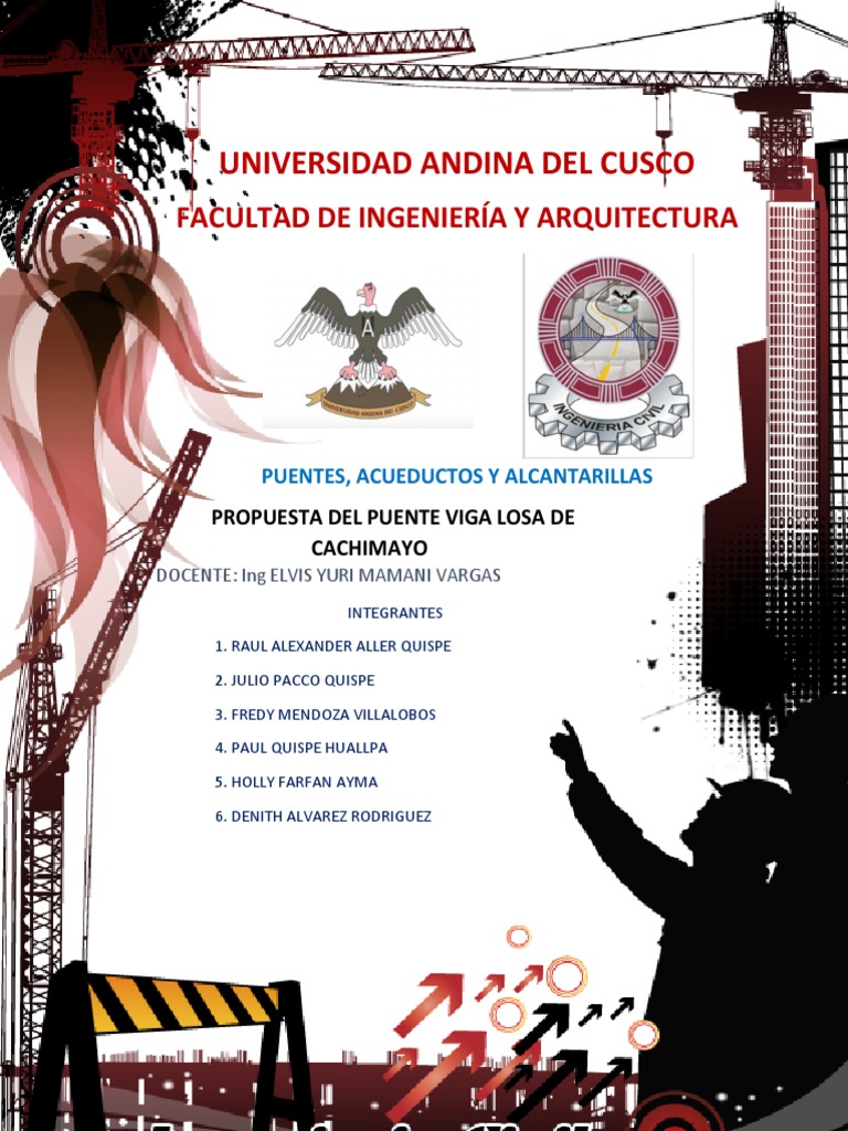 Puente Cachimayo | PDF | Eje | Puente