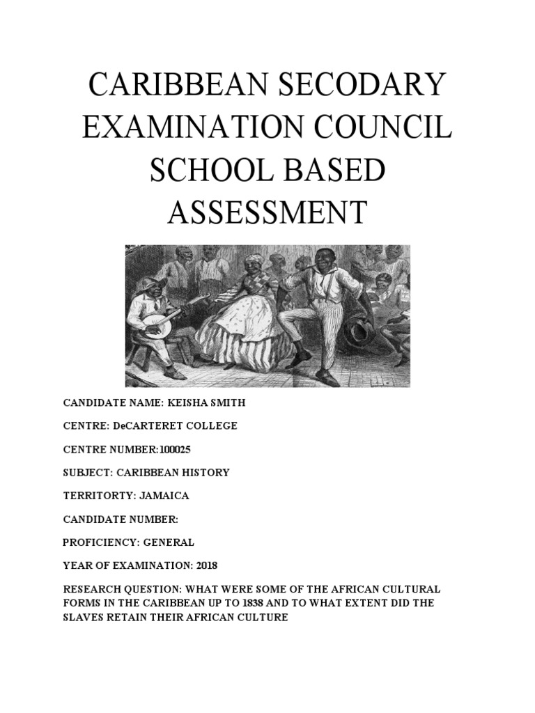 History Sba | PDF | Atlantic Slave Trade | Slavery