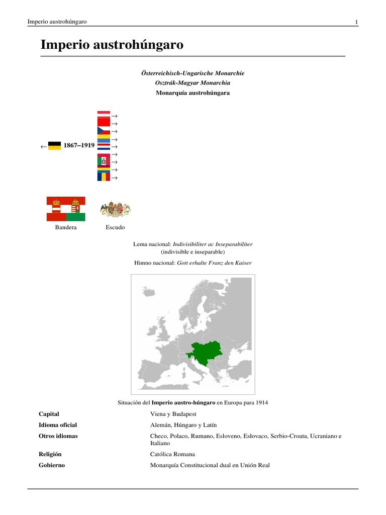 Imperio Austro-Hùngaro | PDF | Austria Hungría | imperio Otomano
