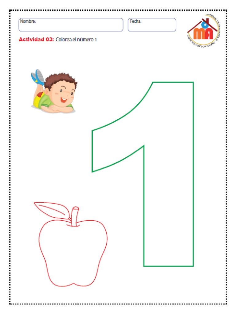 Actividades Numeros Del 1 Al 10 | PDF