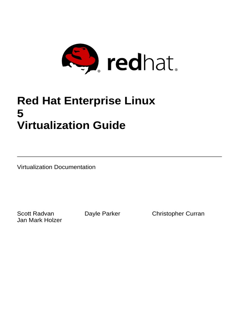 Red - Hat - Enterprise - Linux 5 Virtualization en US | PDF | Device ...