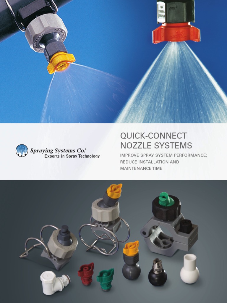 B513D Quick Connect Nozzles | PDF | Gallon | Pipe (Fluid Conveyance)