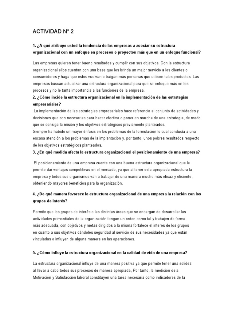 Actividad N2 | PDF | Business | Economias