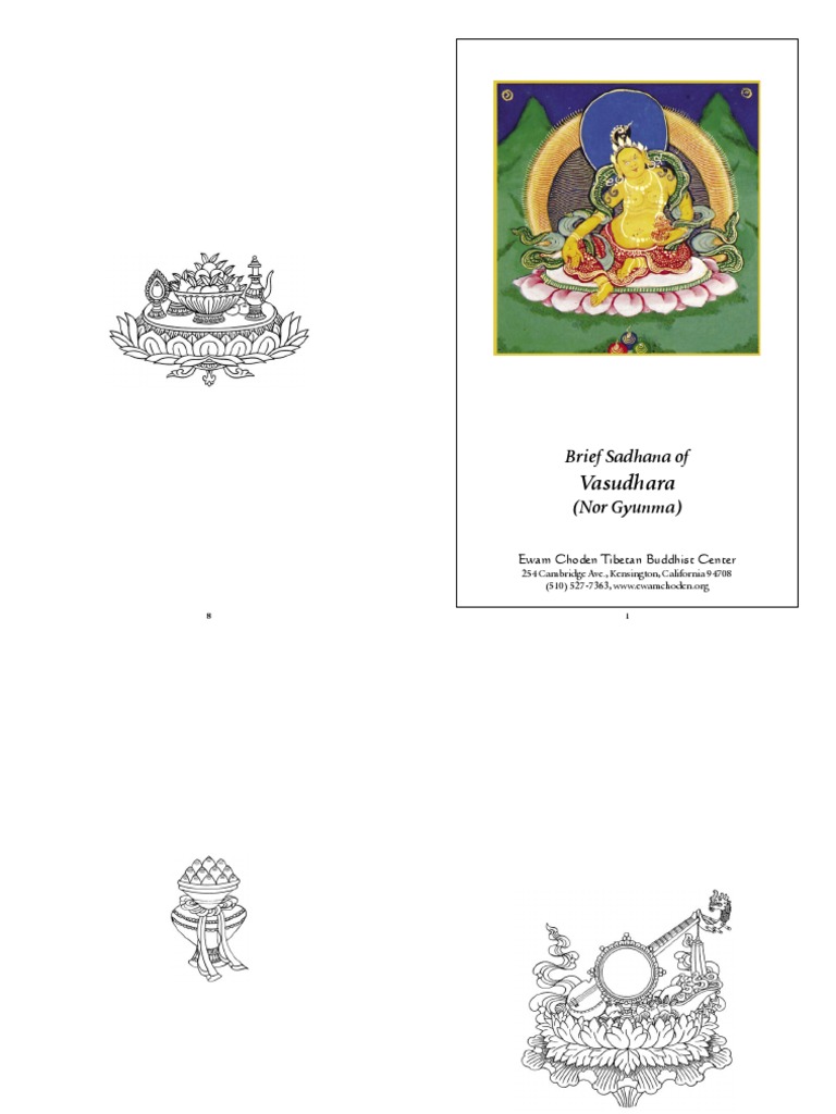 Vasudhara | PDF | Bodhisattva | Tantra
