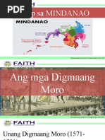 Araling Panlipunan 5: Mga Digmaang Moro | PDF
