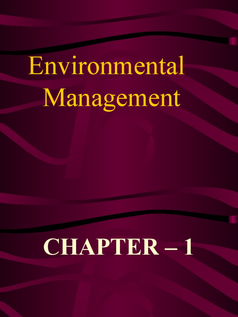 Environmental Management | PDF | Environmental Resource Management ...