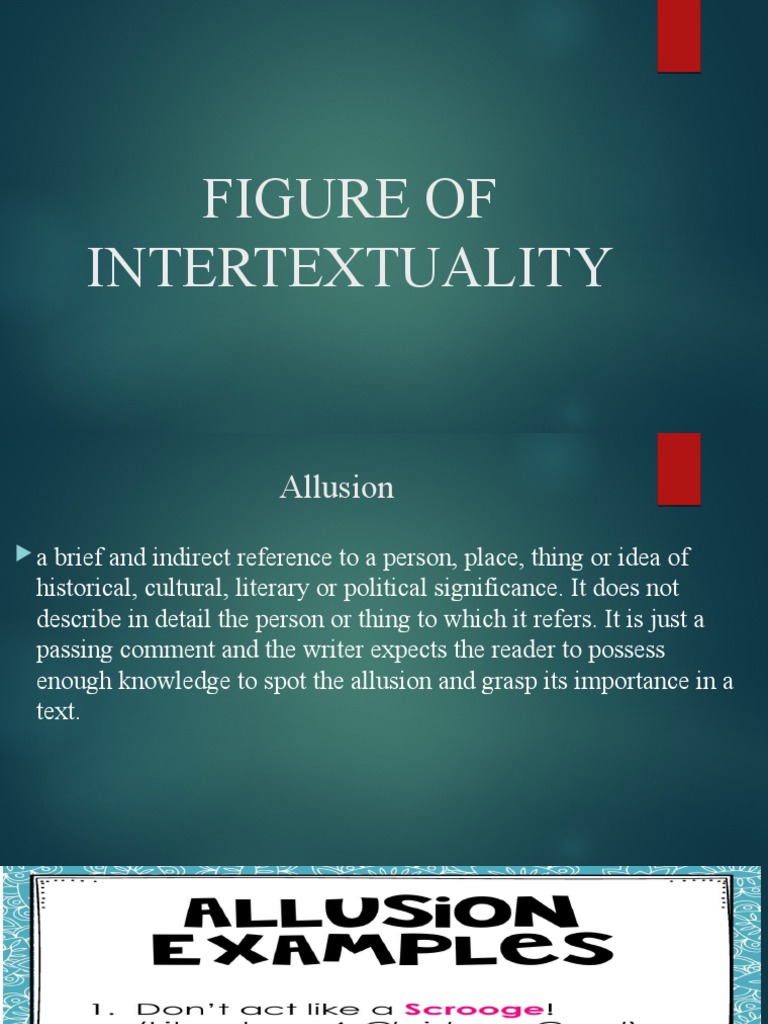 Figure of Intertextuality | PDF