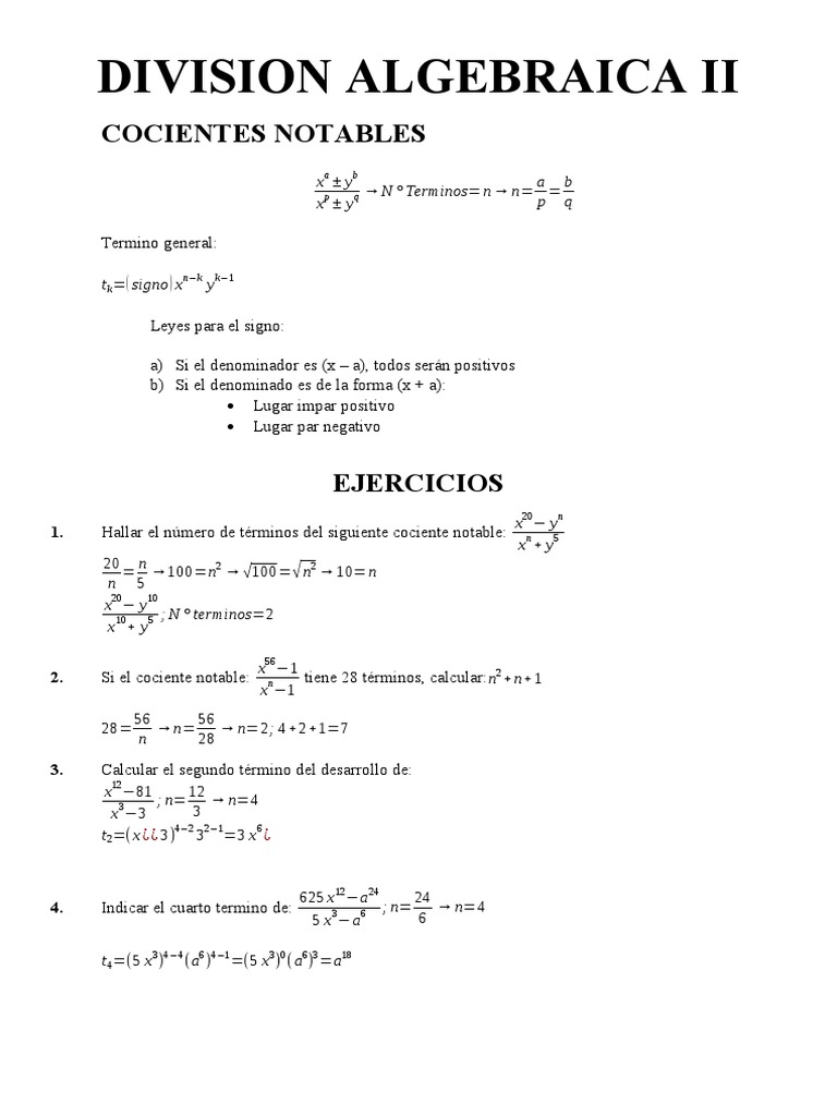 ALGEBRA | PDF | Ajedrez | Enseñanza de matemática
