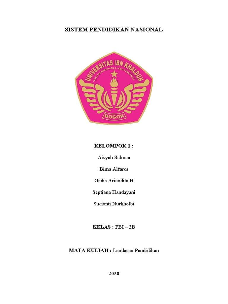 Sistem Pendidikan Nasional | PDF