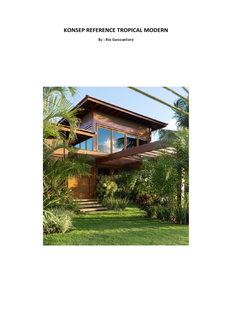 Tropical Modern Concept Overview | PDF