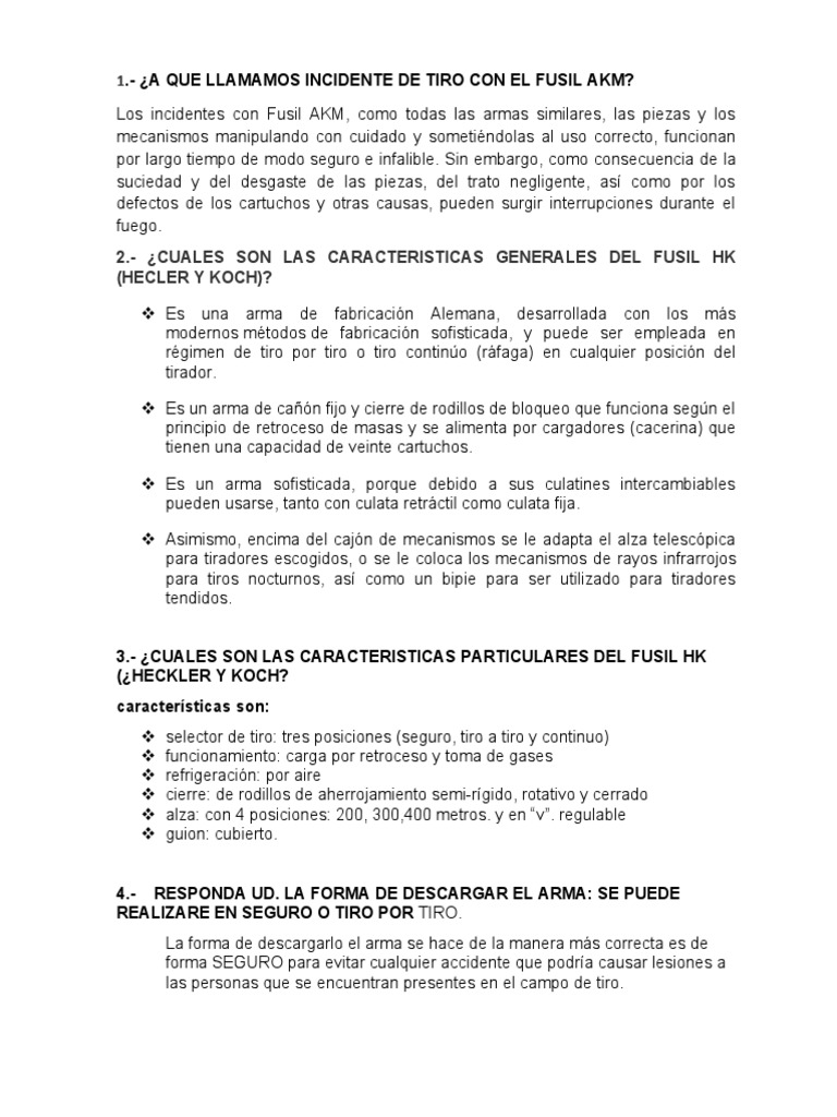 PNP | PDF | Rifle | Armas personales