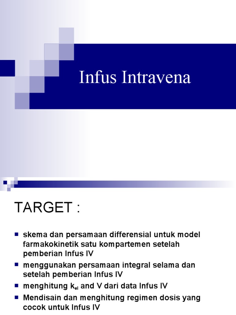 Infus Intravena | PDF | Sains & Matematika