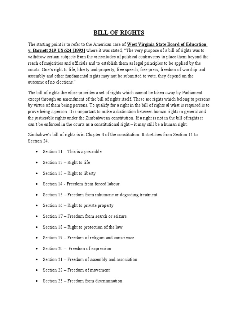 Bill of Rights | PDF | United States Bill Of Rights | Rights