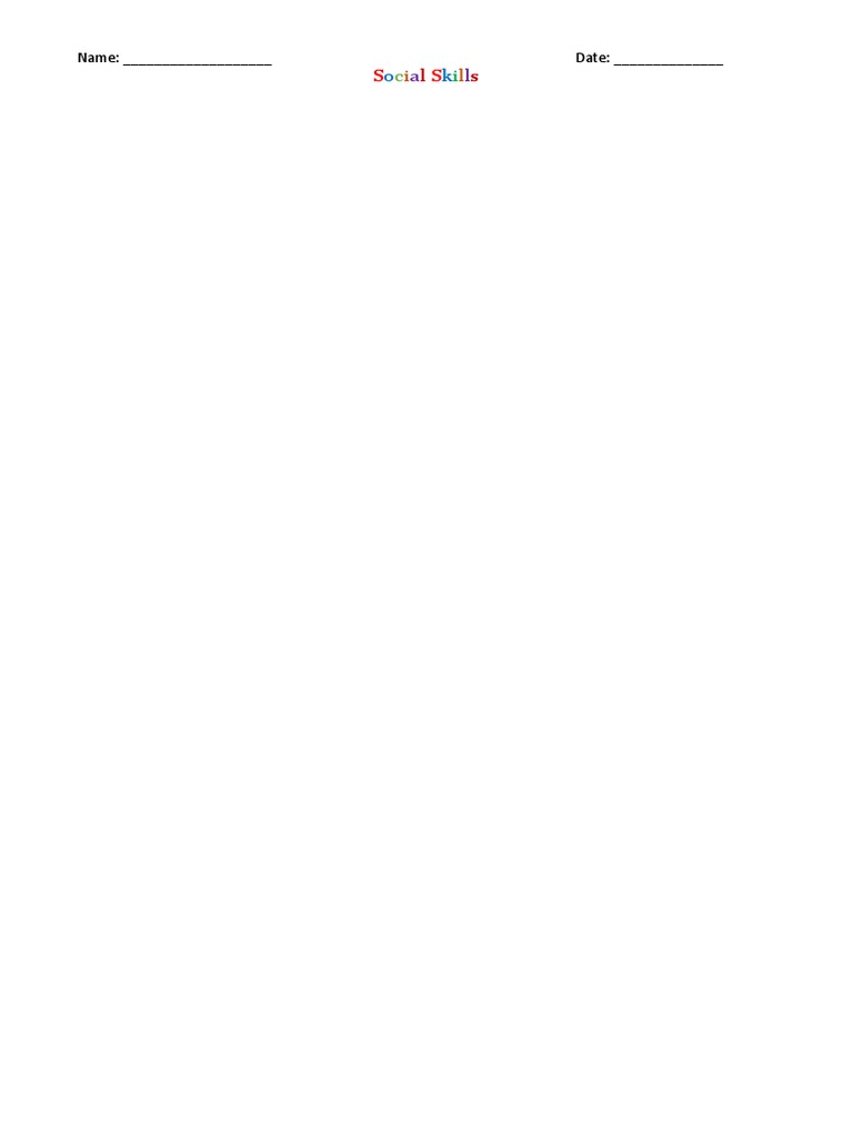 Skills Social Arabic | PDF