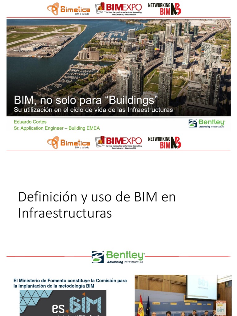 BIMEXPO Bentley BIM No Solo para Buildings | PDF | Diseño | Ingeniería