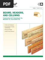 1.9E Microllam LVL Headers and Beams: Specifier'S Guide | PDF | Beam ...
